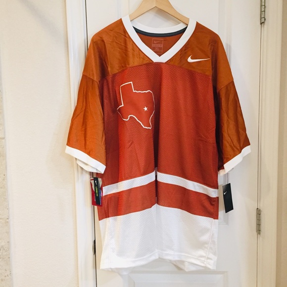 Nike | Shirts | Nike Mens Ut Texas Longhorns Austin Hockey Jersey ...